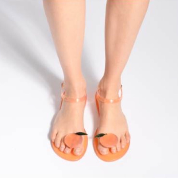 Katy Perry Collections | Shoes | Katy Perry Peach Geli Gelly Sandals ...